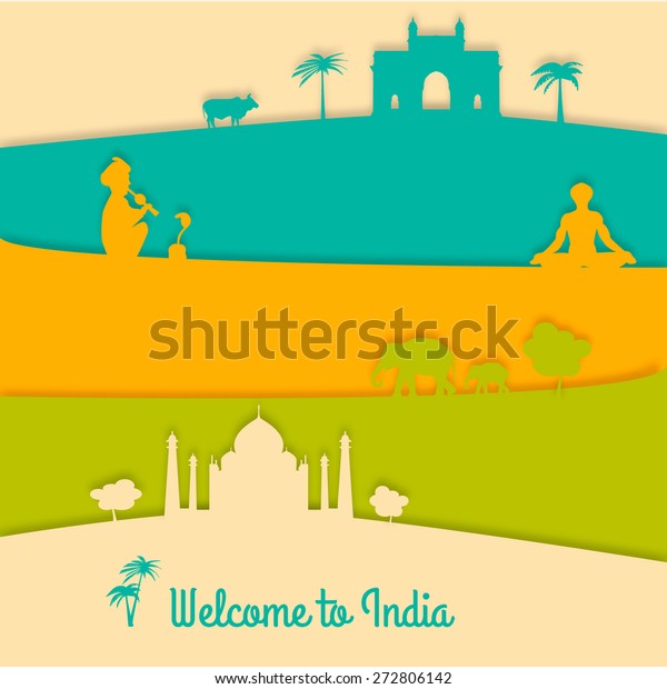 Vector de stock (libre de regalías) sobre India Tour Guide272806142