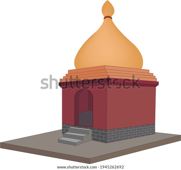 Indian 2d Simple Temple Any Animation Stock Vector (Royalty Free ...