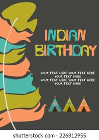 Indian Birthday Stock Vector (Royalty Free) 226812955 | Shutterstock