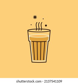 Indian Drink Vector Indian Chai Pattern Stock Vector (Royalty Free ...