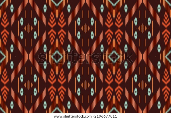 Indian Ethnic Pattern Native Traditional Ikat Stock Vector (Royalty ...