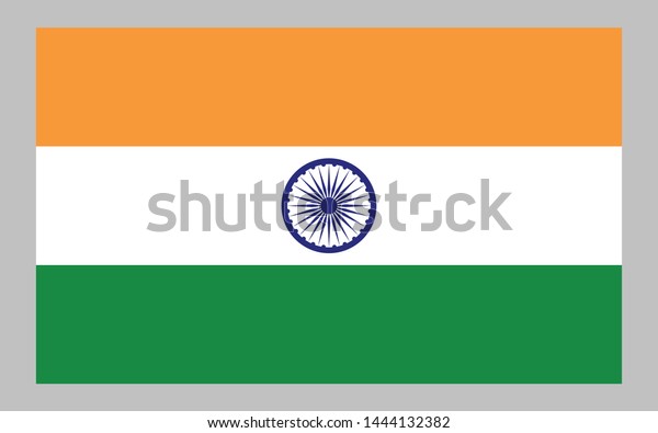 Indian Flag Illustration Vector Design Stock Vector (Royalty Free ...