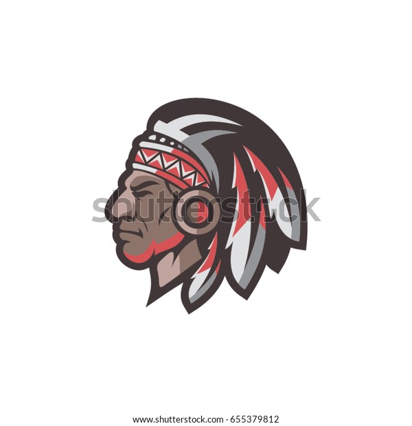 Indian Head Stock Vector (Royalty Free) 655379812 | Shutterstock