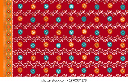 2,034 Bandhani design pattern Images, Stock Photos & Vectors | Shutterstock