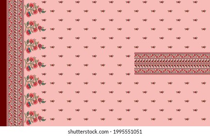 Indian Kurti Front Side Border Neck Stock Vector (Royalty Free ...