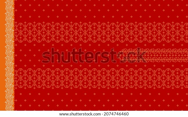 Indian Kurti Front Side Border Neck Stock Vector (Royalty Free ...