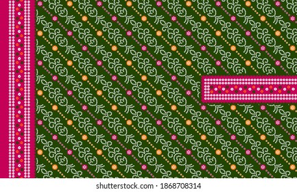 2,034 Bandhani design pattern Images, Stock Photos & Vectors | Shutterstock