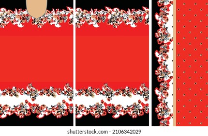Indian Kurti Design Vector Illustration Full Stock Vector (Royalty Free ...