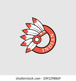 Indian Logo Design Stock Vector (Royalty Free) 1091298869