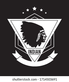 Indian Logo Vintage Vector Eps 10 Stock Vector (Royalty Free ...
