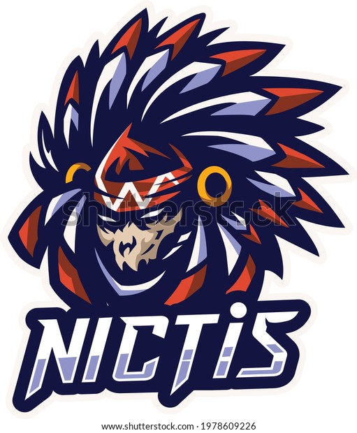 Indian Mascot Logo Concept Idea Stock Vector (Royalty Free) 1978609226 ...