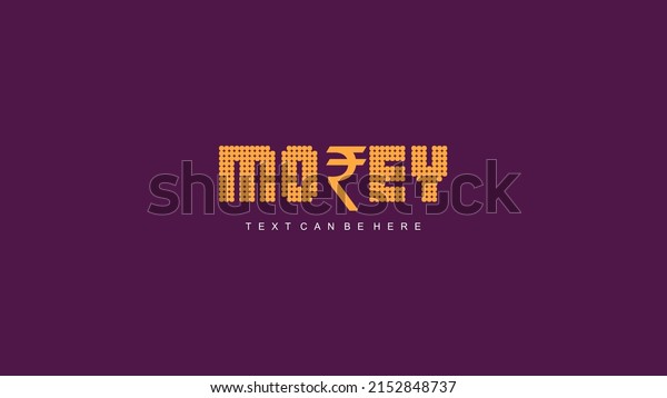 Indian Money Monogram Vector Text Description: เวกเตอร์สต็อก (ปลอดค่า ...