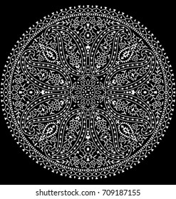 Indian Motif Vector Stock Vector (Royalty Free) 709187155 | Shutterstock