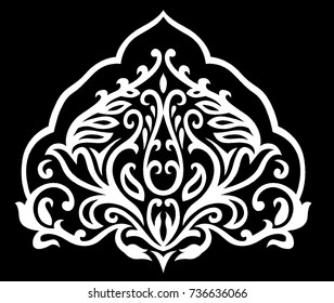 Indian Motif Vector Stock Vector (Royalty Free) 736636066