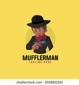 Indian Muffler Man Vector Mascot Logo 库存矢量图（免版税）2018002265 | Shutterstock