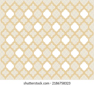 Indian Pattern Background Yellow Traditional Background Stock Vector ...