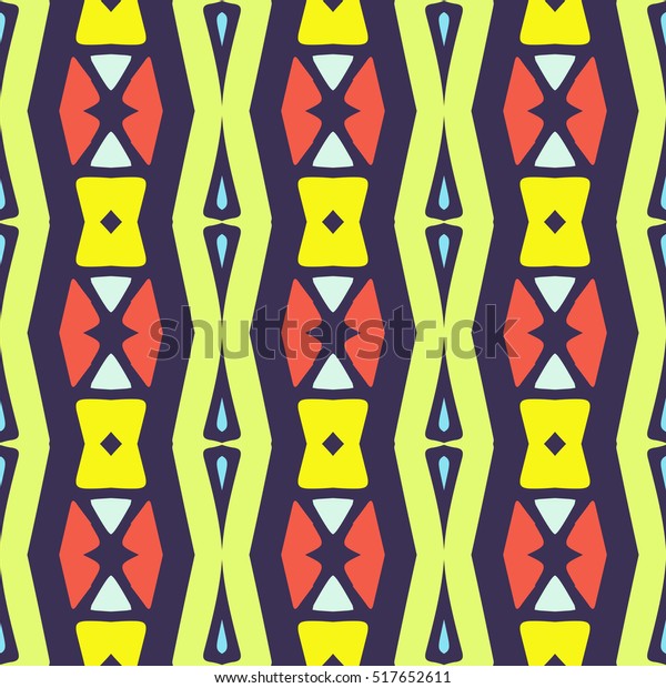 Indian Pattern Ethnic Motif Striped Indian Stock Vector (Royalty Free ...