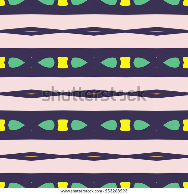Indian Pattern Ethnic Motif Striped Indian Stock Vector (Royalty Free ...