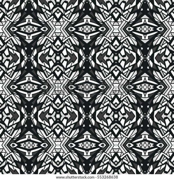 Indian Pattern Ethnic Motif Striped Indian Stock Vector (Royalty Free ...