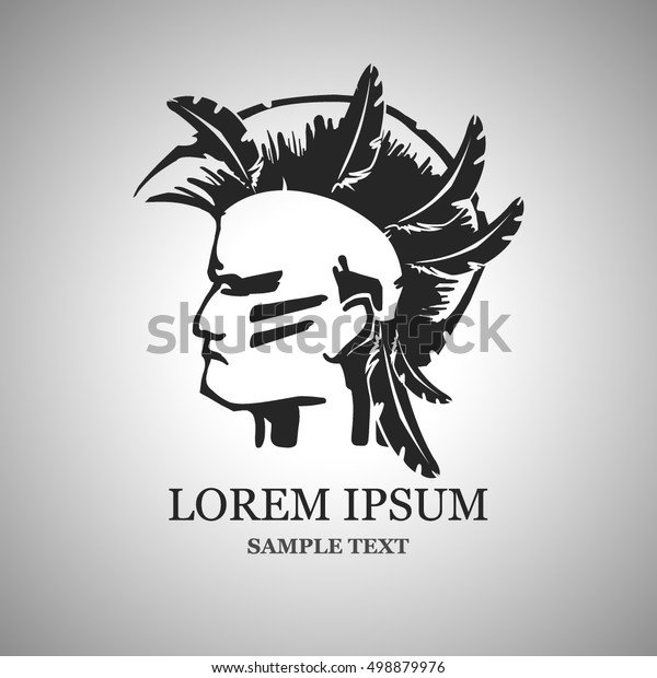 Indian Punk Logo Stock Vector (Royalty Free) 498879976 | Shutterstock