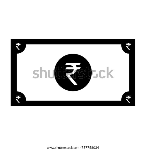 Indian Rupee Bank Note Concept Vector Stock Vector (Royalty Free ...