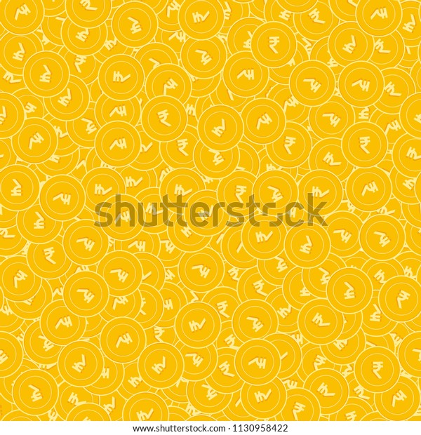 Indian Rupee Coins Seamless Pattern Fantastic Stock Vector (Royalty ...