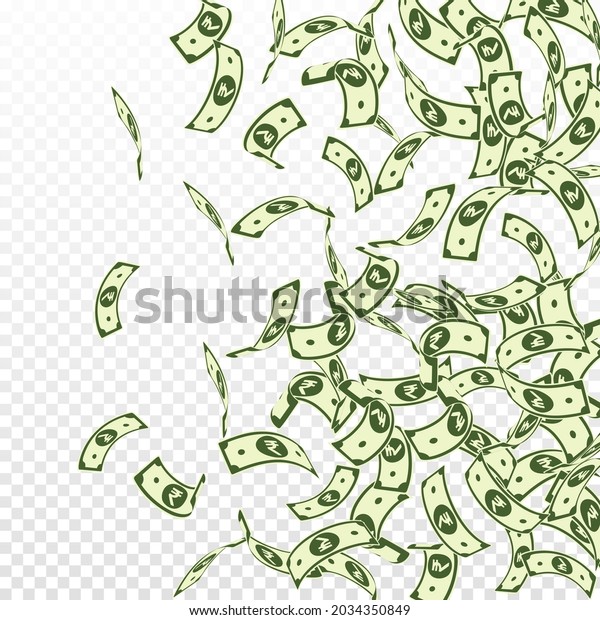 Indian Rupee Notes Falling Floating Inr Stock Vector (Royalty Free ...