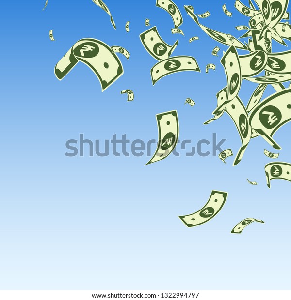 Indian Rupee Notes Falling Messy Inr Stock Vector (Royalty Free ...