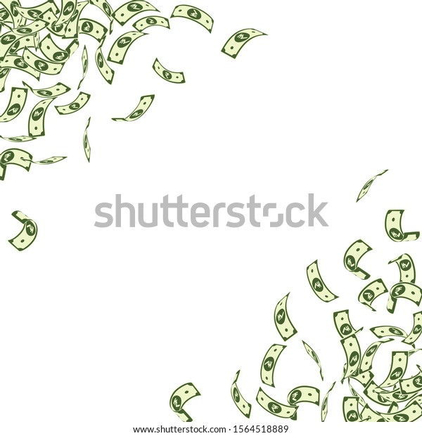 Indian Rupee Notes Falling Small Inr Stock Vector (Royalty Free ...