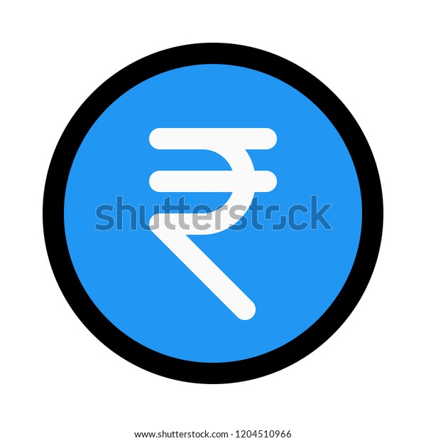 Indian Rupee Symbol Stock Vector (Royalty Free) 1204510966 | Shutterstock