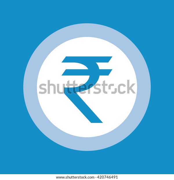 Indian Rupee Symbol Vector Illustration Stock Vector (Royalty Free ...