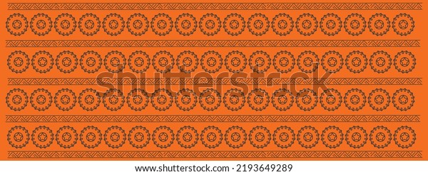 Indian Team Pattern Art Cultural Art Stock Vector (Royalty Free ...