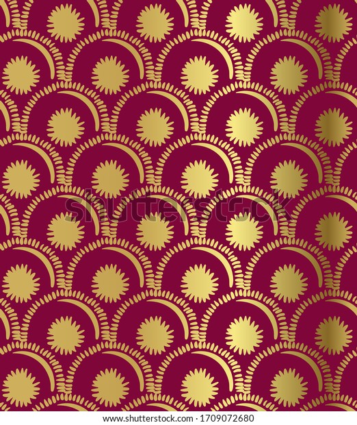 Indian Traditional Oriental Geometric Vector Seamless Stock Vector ...