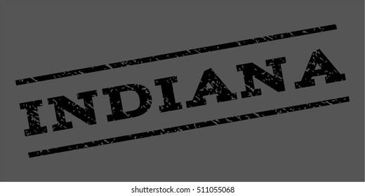 Indiana Watermark Stamp Text Caption Between Stock Vector (Royalty Free ...