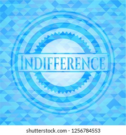 Indifference Realistic Light Blue Emblem Mosaic Stock Vector (Royalty ...