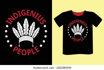Indigenous Day Tshirt Design Vector Stock Vector (Royalty Free ...