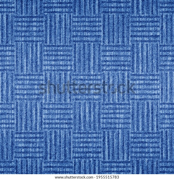 Indigo Degrade Seamless Pattern Blue Faded Stock Vector (Royalty Free ...