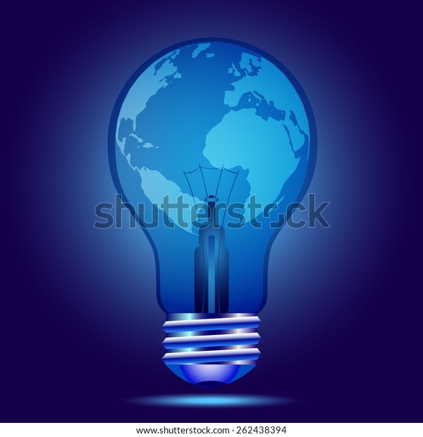 Indigo Light Bulb Globes Autism Awareness Stock Vector (Royalty Free ...