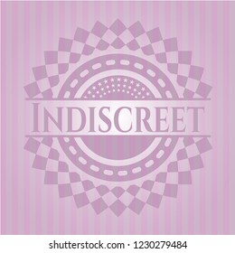 Indiscreet Pink Emblem Retro Stock Vector (Royalty Free) 1230279484 ...