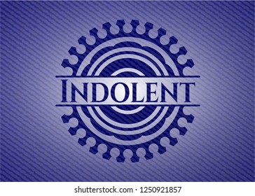 Indolent Badge Jean Texture Stock Vector (Royalty Free) 1250921857 ...