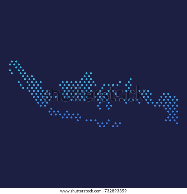 Indonesia Dotted Map Vector Round Design: เวกเตอร์สต็อก (ปลอดค่า ... Indonesia Dotted Map Vector Round Design: เวกเตอร์สต็อก (ปลอดค่า ...