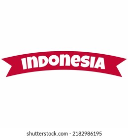 Indonesia Independence Day Sticker Vector Stock Vector (Royalty Free ...
