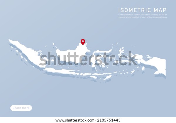Indonesia Map World Map International Vector: เวกเตอร์สต็อก (ปลอดค่า ...