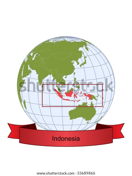 Indonesia Position On Globe: เวกเตอร์สต็อก (ปลอดค่าลิขสิทธิ์) 33689866 ...