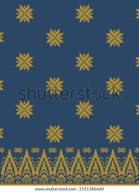 Indonesia Traditional Songket Pattern Vector Stock Vector (Royalty Free ...