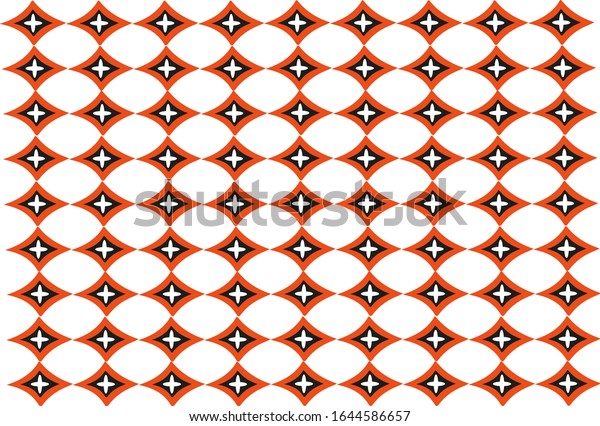 Indonesian Abstract Batik Background Design Pattern Stock Vector ...