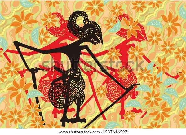 Indonesian Batik Designs Flora Puppet Motifs Stock Vector (Royalty Free ...