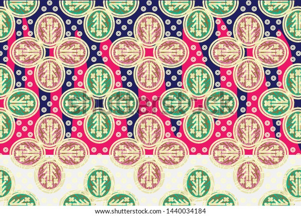 Indonesian Batik Motifs Repetition Patterns Archetypal Stock Vector ...