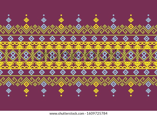 Indonesian Batik Songket Pattern Vector Stock Stock Vector (Royalty ...