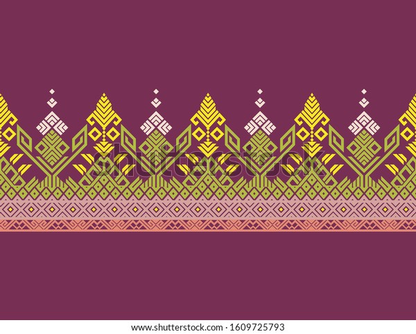 Indonesian Batik Songket Pattern Vector Stock Stock Vector (Royalty ...